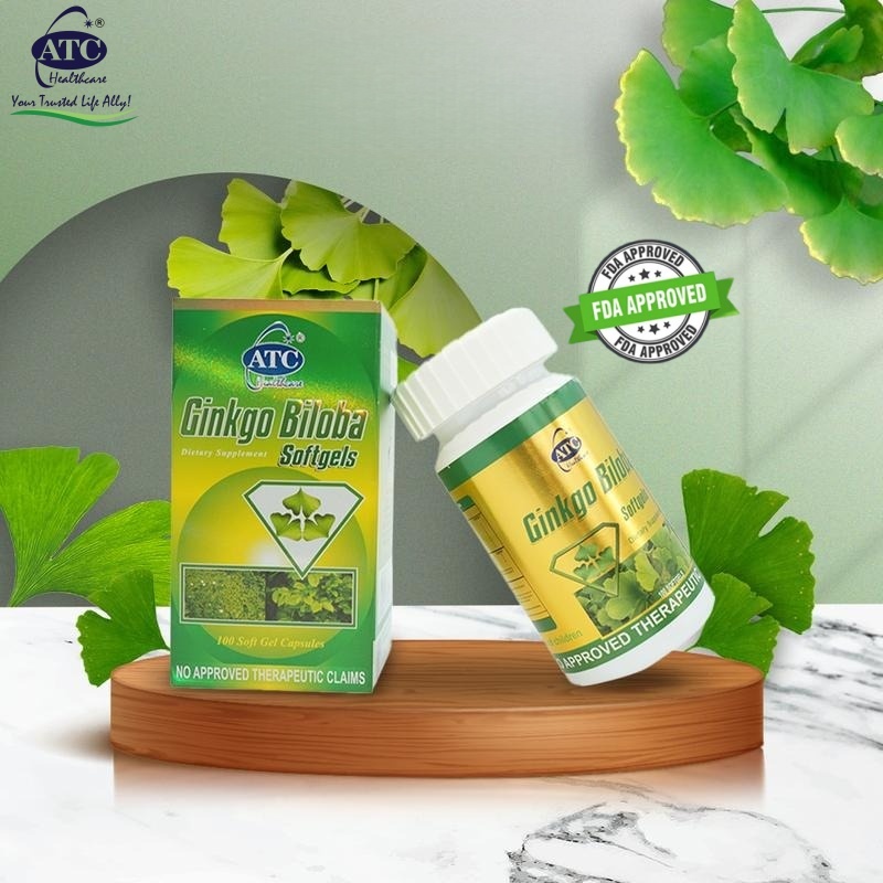 ATC Ginkgo Biloba 100's Softgel Dietary supplements For Adult Improve ...