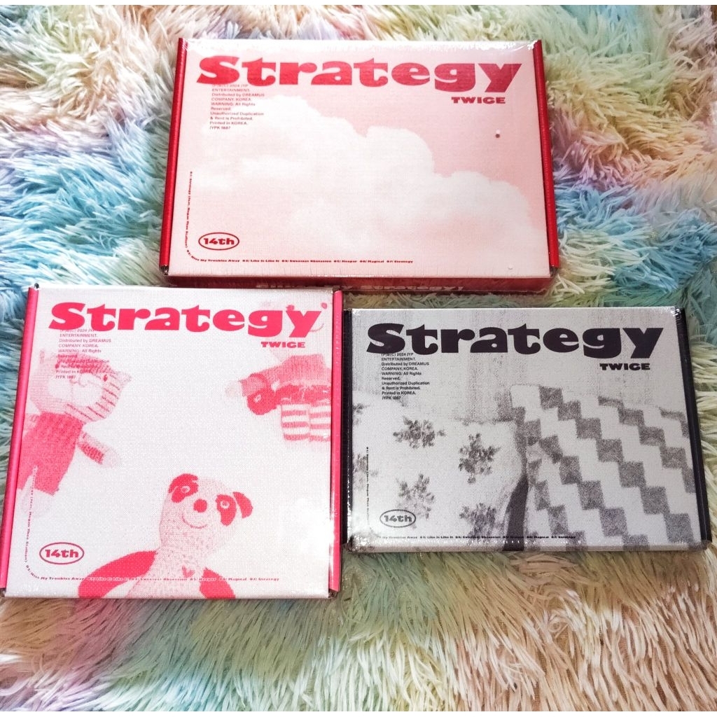 [OFFICIAL] TWICE 4th Album STRATEGY Regular Ver.(Unsealed) | Shopee ...