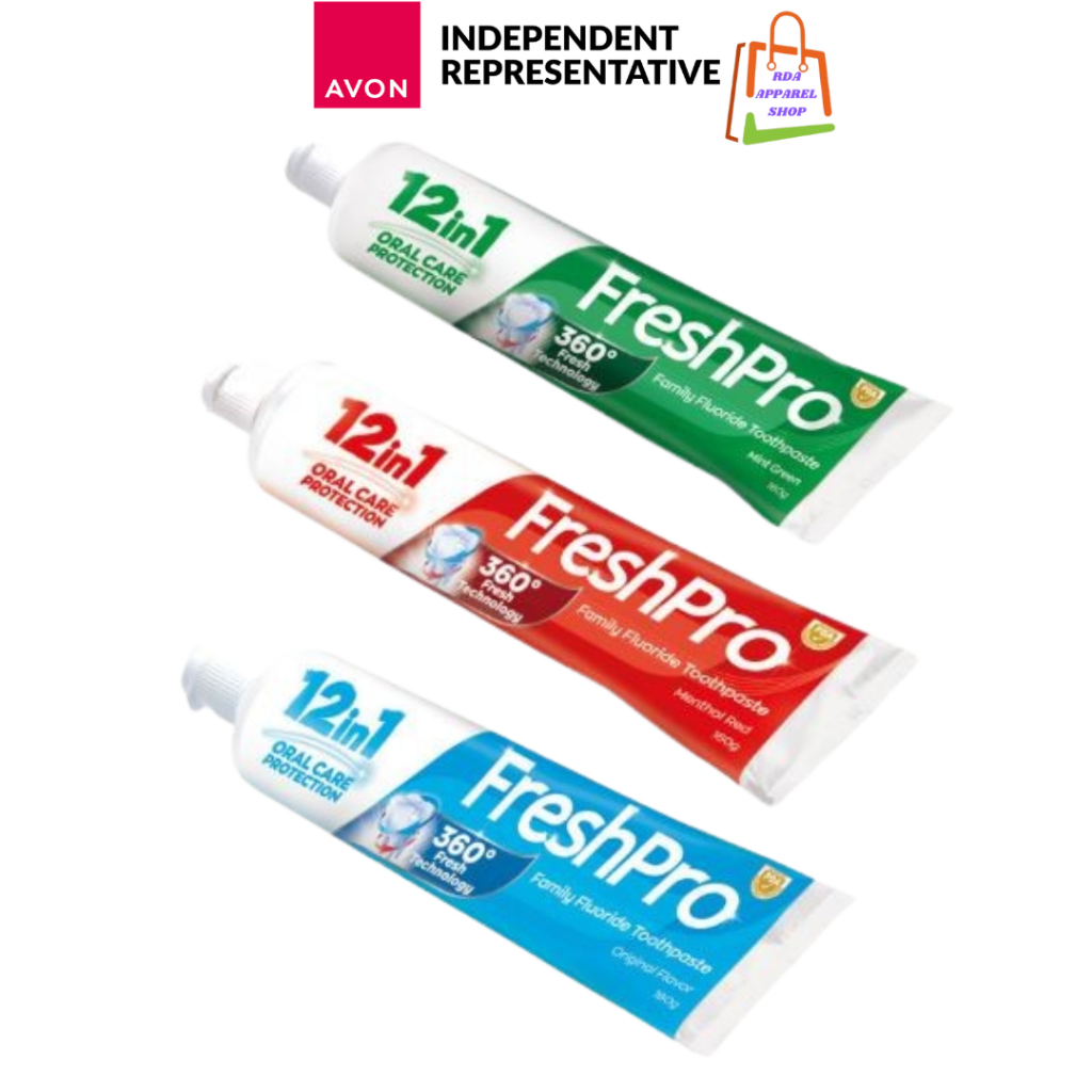 AVON Fresh Pro Family Fluoride Toothpastes 160 g | Shopee Philippines