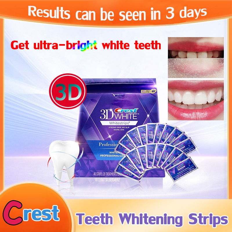 Crest 3D White Professional Strips with No-Slip Grip Technology ...