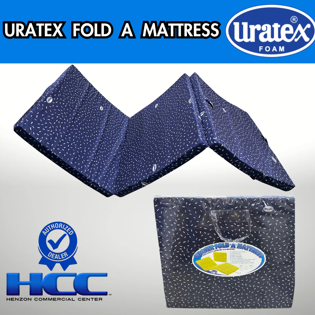 Uratex Fold A Mattress Foldable Tri fold mattress | 2 inch thickness ...