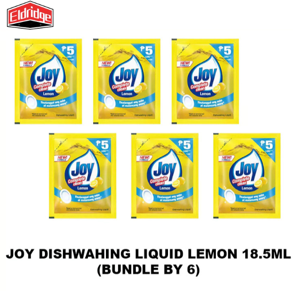 (Eldridge) JOY DISHWASHING LIQUID SOAP LEMON 18.5ML (BY 6 PCS) | Shopee ...
