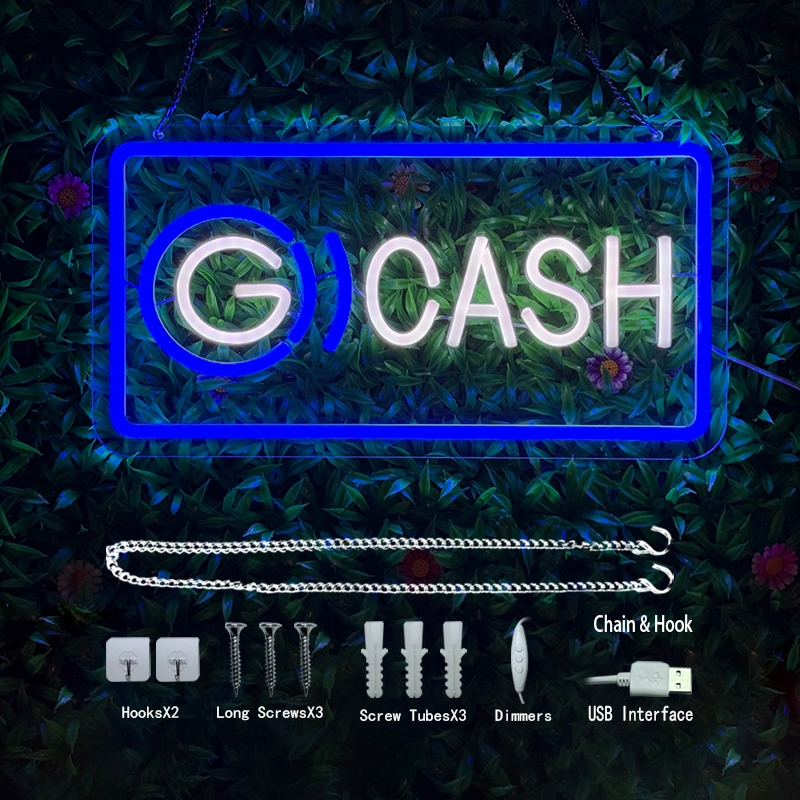 GCash Maya LED Sign | Payment Signage for Business | Rain-Resistant ...