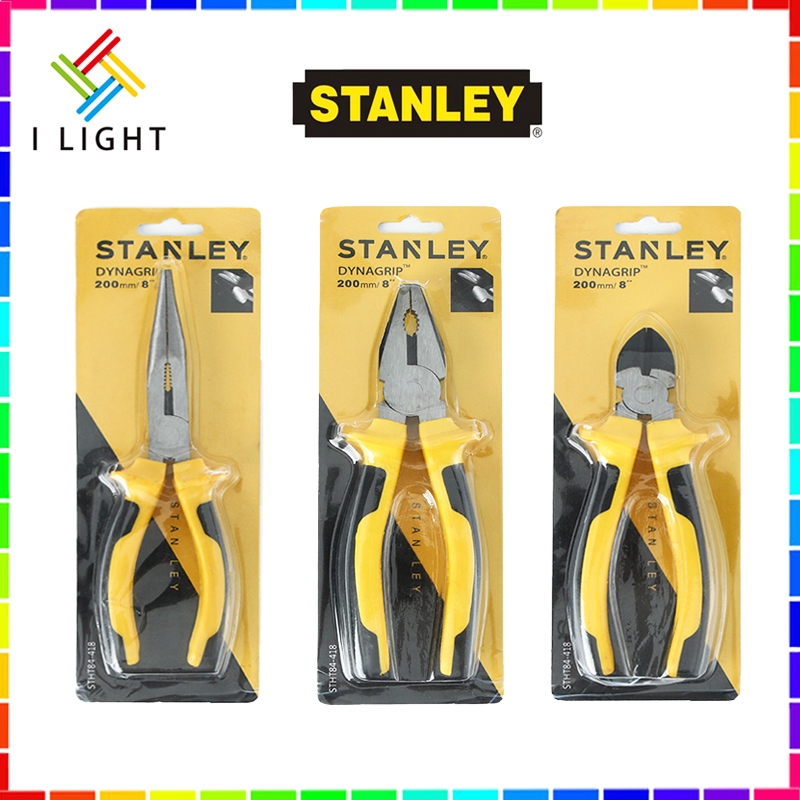 （Fast Delivery）STANLEY 8'' Pliers Heavy Duty Combination Plier/Diagonal ...