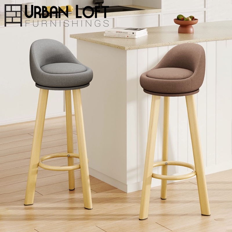 Bar Stool High Chair Household Stackable 80cm Simple Solid Wood ...