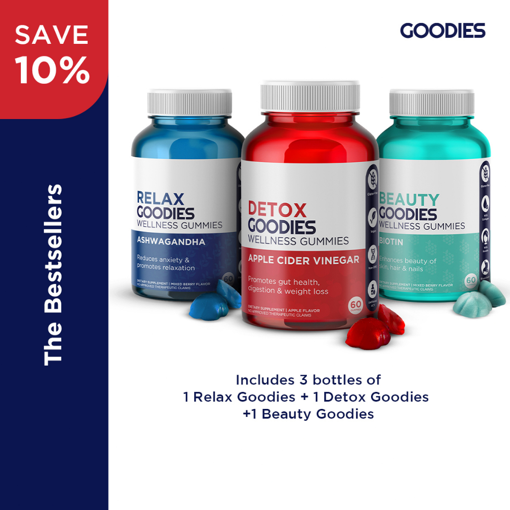GOODIES NUTRITION The Best Sellers Bundle (1 Detox Goodies + 1 Relax ...