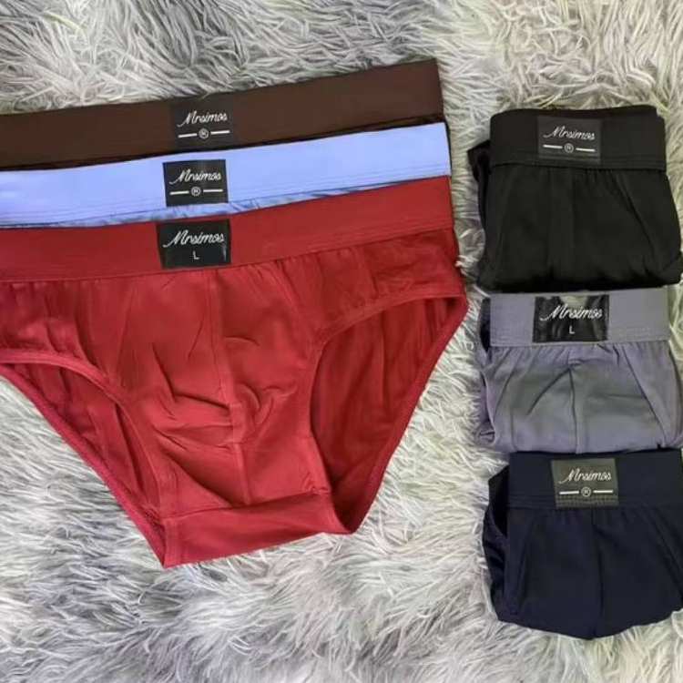 12/6 Pcs Random Cotton Brief Assoreted color JKL,BNCH,MR,MO,Ayan ...