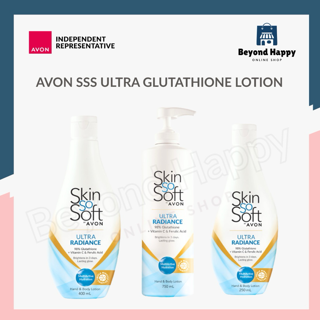 AVON SSS Ultra Radiance with 4x Glutathione Hand and Body Lotion 250ml ...