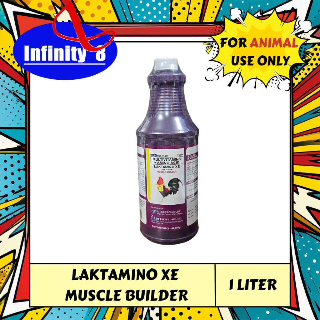 LDI LAKTAMINO XE MUSCLE BUILDER 1 LITER FOR GAMEFOWLS | Shopee Philippines