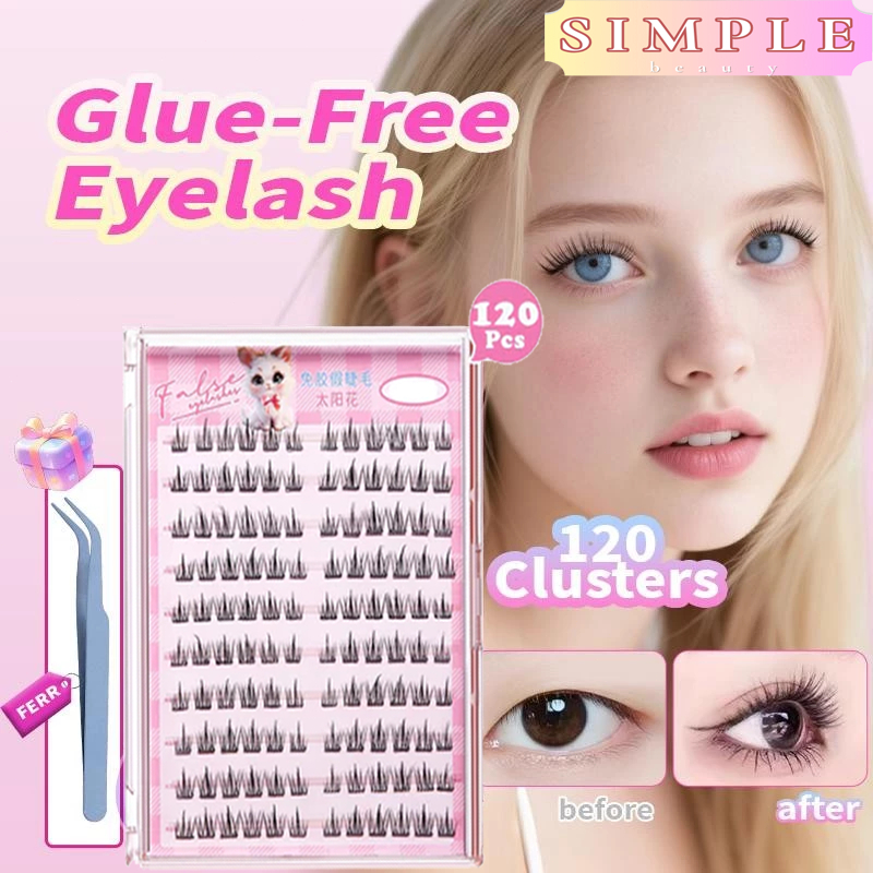 BQI Sunflower False Eyelashes 10-12mm | Glue-Free, Easy Remove | Shopee ...