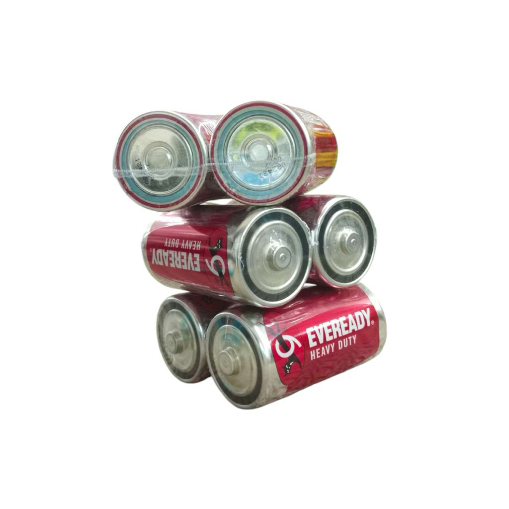 Original Eveready Heavy Duty Battery Red （D）2pcs/pack （AA）2pcs/pack ...