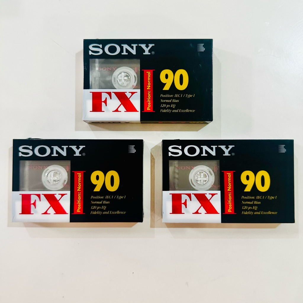 Sony FX 90 Blank Cassette Tape | 90min Normal Position Type I | New Old ...