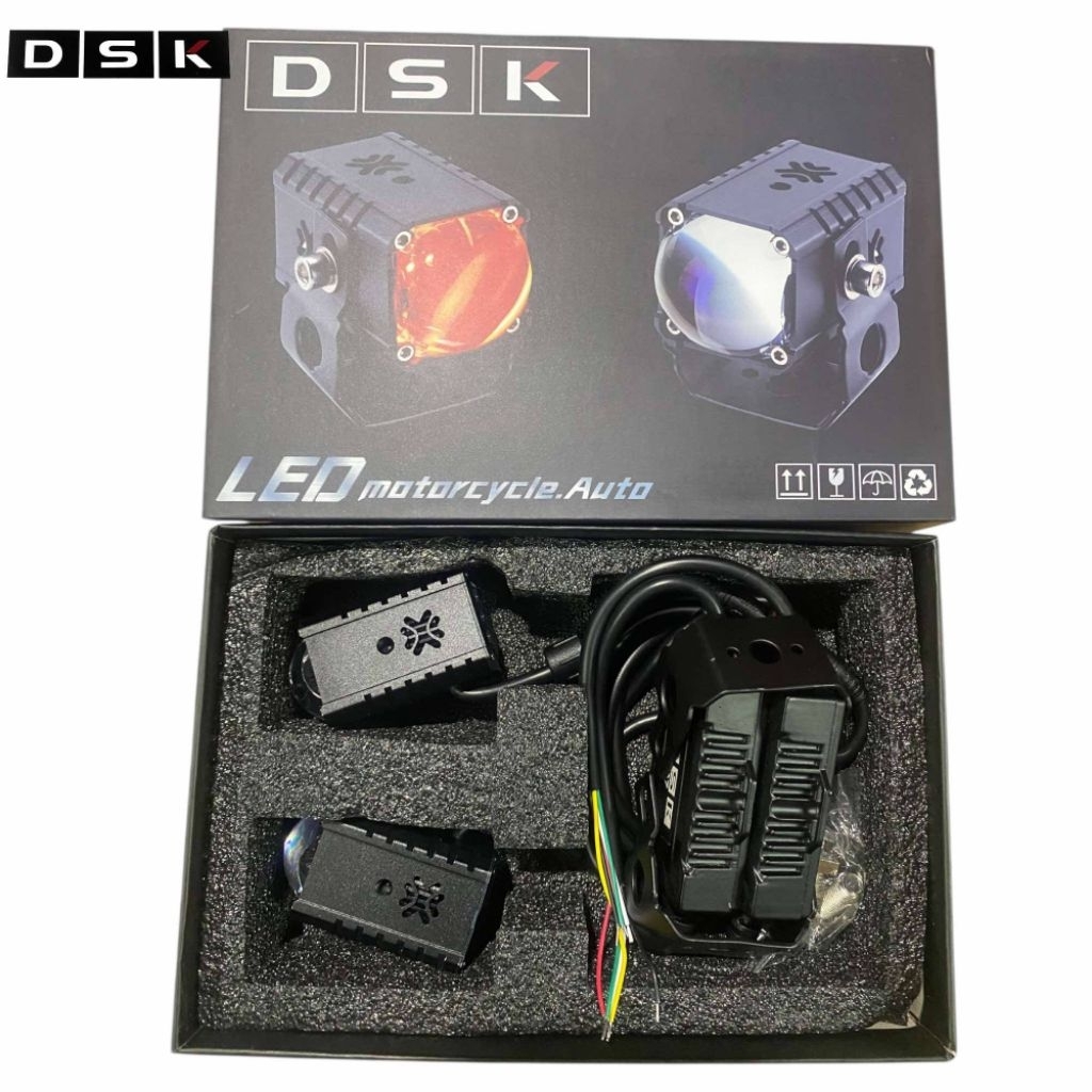 DSK D7 Mini Driving Light LED 40w per bulb(80w) | Shopee Philippines