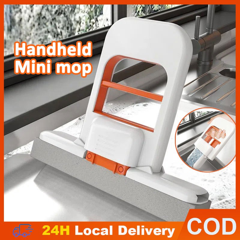 Mini Mop Sponge Mop Small Squeeze Mop For Cleaning Tabletop Kitchen ...