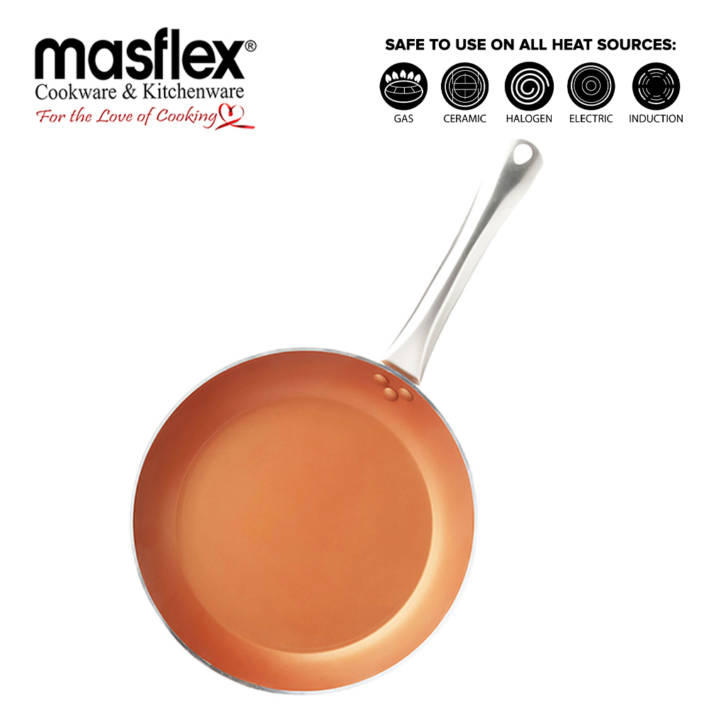 Masflex 28CM Copper induction frypan | Shopee Philippines