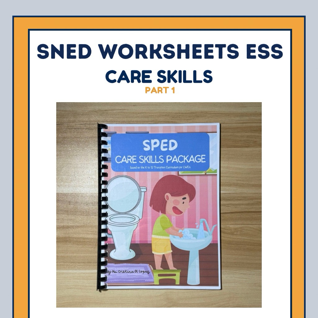 Care Skills Part 1 Workbook | Self-Care & Daily Living Skills for SPED ...