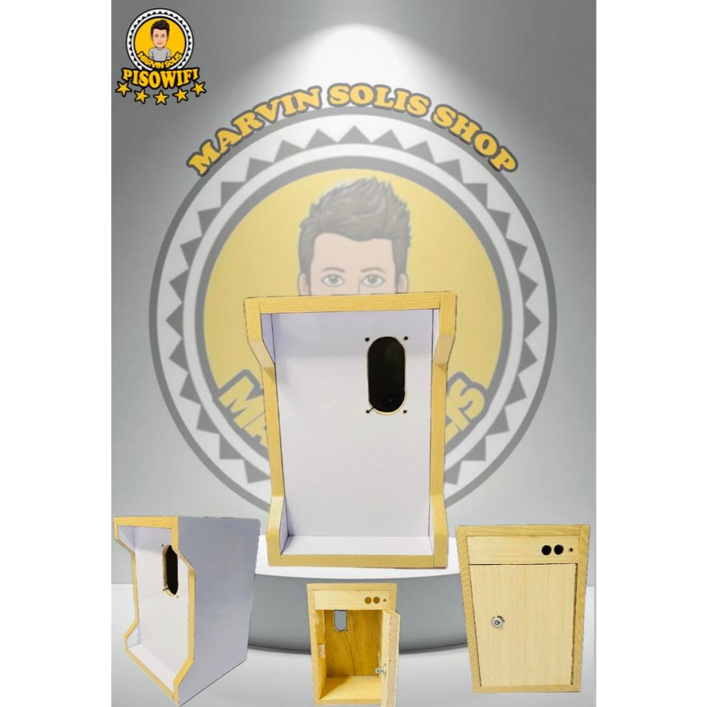JINGGOY BOX PISOWIFI BOX FORMICA FINISHED 38x24x25cm | Shopee Philippines