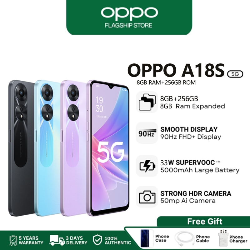 Original A18s Android Phonel 8GB RAM+256GB ROM | 33W SUPERVOOC ...