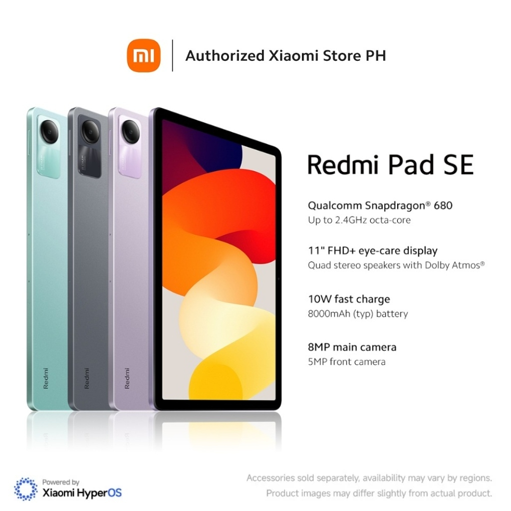 Pad SE Snapdragon 680 Processor 16GB + 256GB 8MP Camera Android Tablet ...