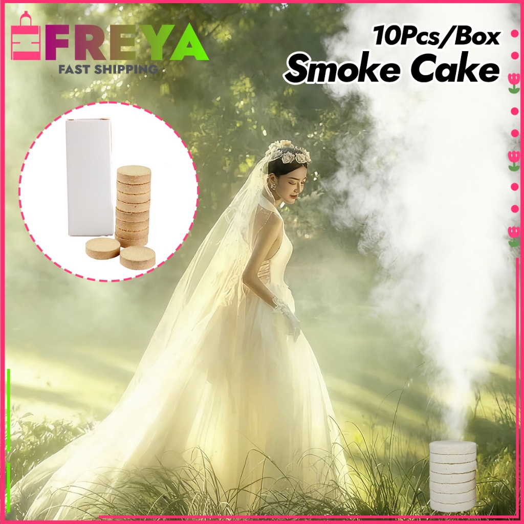 10Pcs Smoke Props Smoke Cake White Forest Effect Show Stage Halloween ...