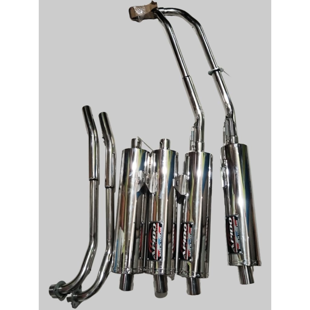 XRM 110/125 Carbtype stainless apido pipe plug n play(Stockpipe look ...