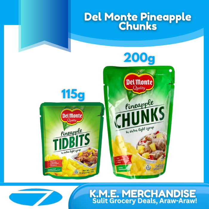 Del Monte Pineapple Chunks (115g/200g) | Shopee Philippines