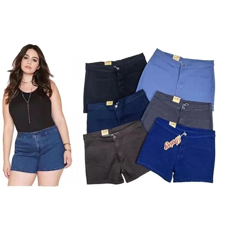 JONI SHORTS for women Denim High waist COD Plus Size 32-44 Stretchable | Shopee Philippines