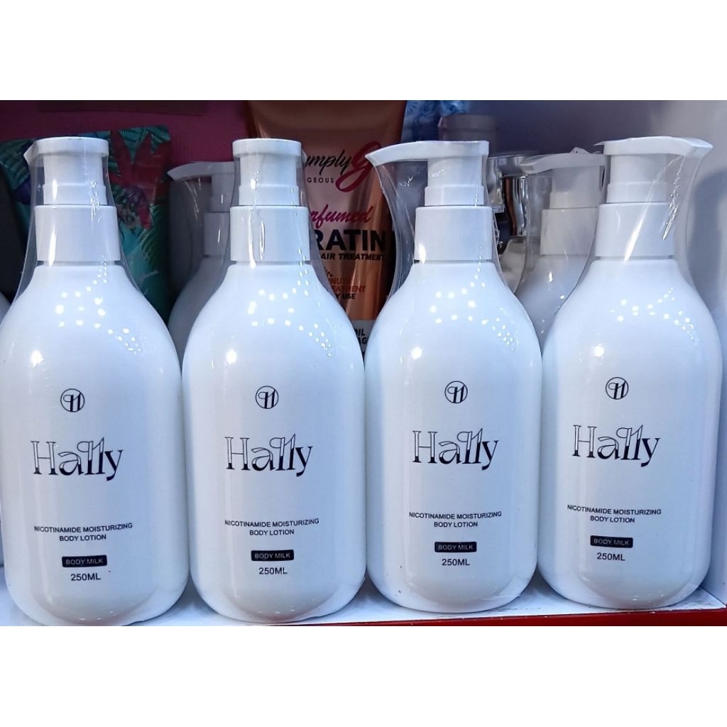 HALLY Nicotinamide Moisturizing Body Lotion Whitening Smooth for Skin ...
