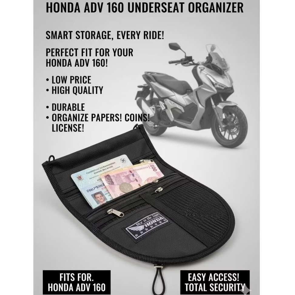 ADV 160 UNDERSEAT ORGANIZER | HONDA ADV 160/150 UNDERSEAT ORGANIZER ...