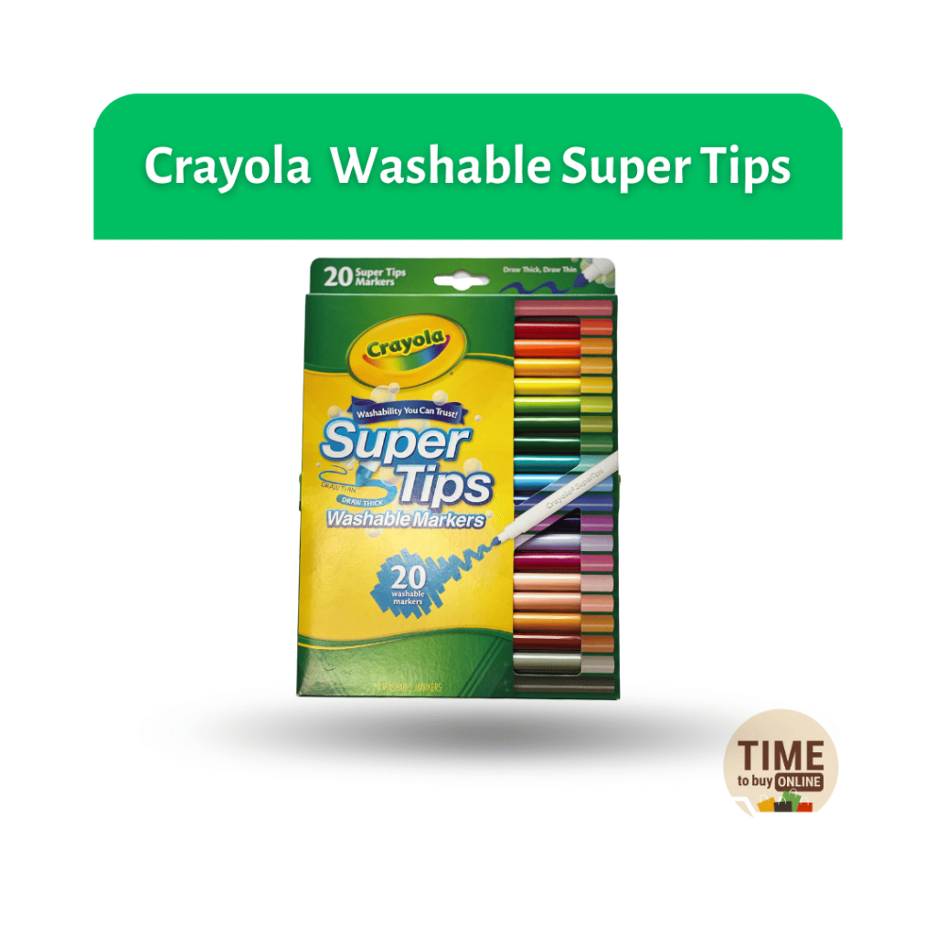 Crayola Super Tips Markers 20s (Washable) | Shopee Philippines
