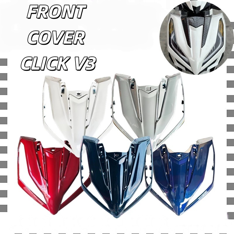 Honda Click V3 V4 Front Cover Panel Fairings Center Cover Honda Click ...