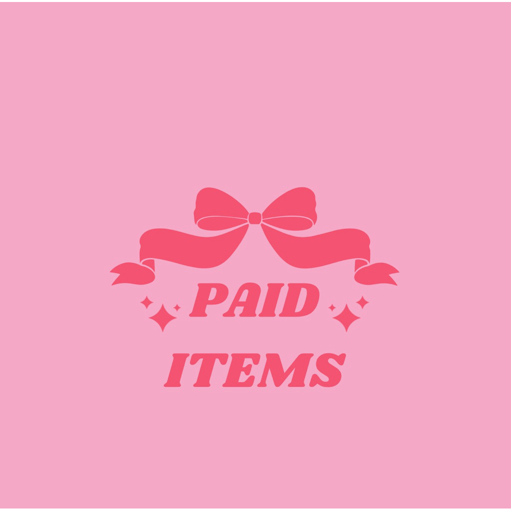 PAID ITEMS CHECK OUT ONLY | Shopee Philippines