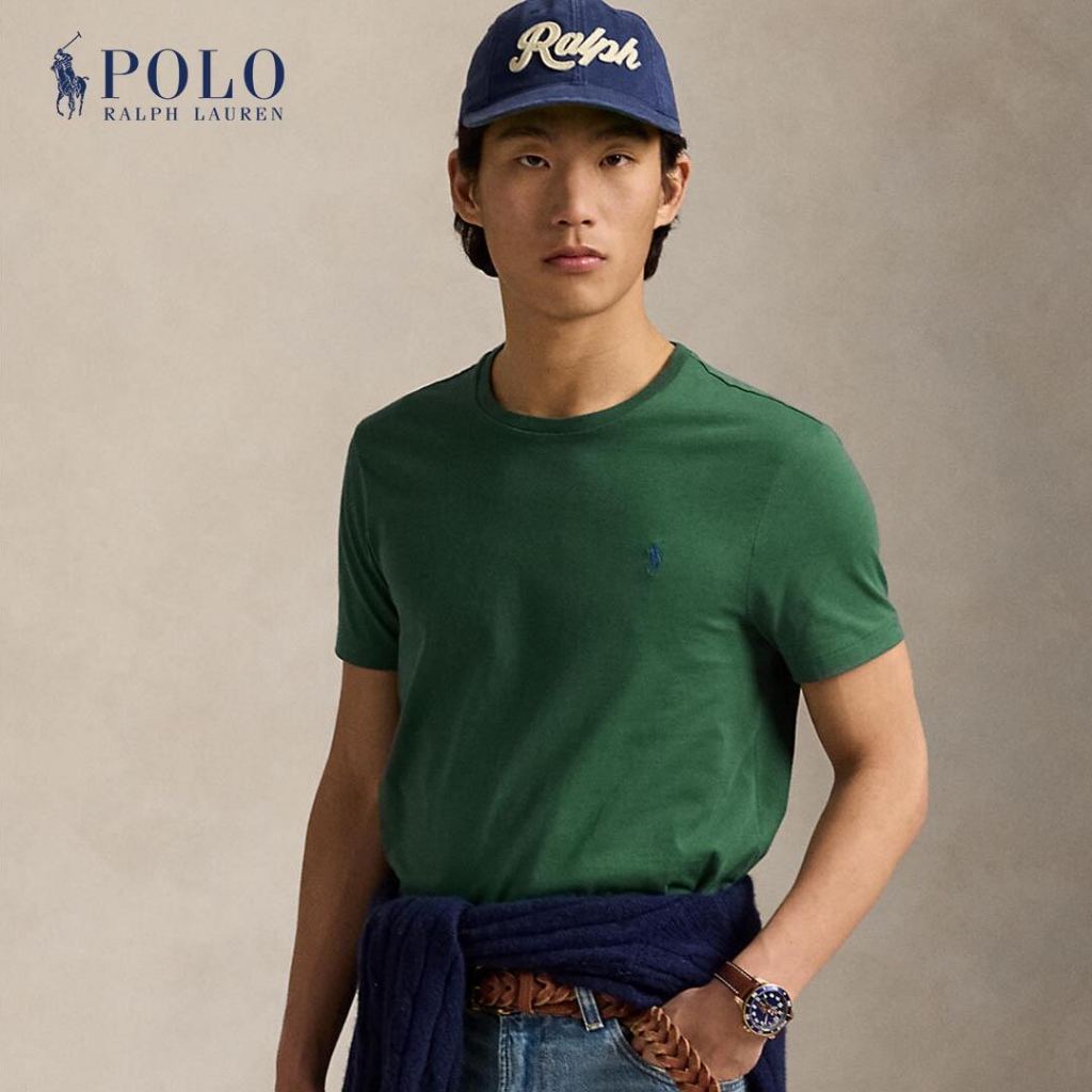 Polo Ralph Lauren Men's Custom Slim Fit Jersey Crewneck T-Shirt ...