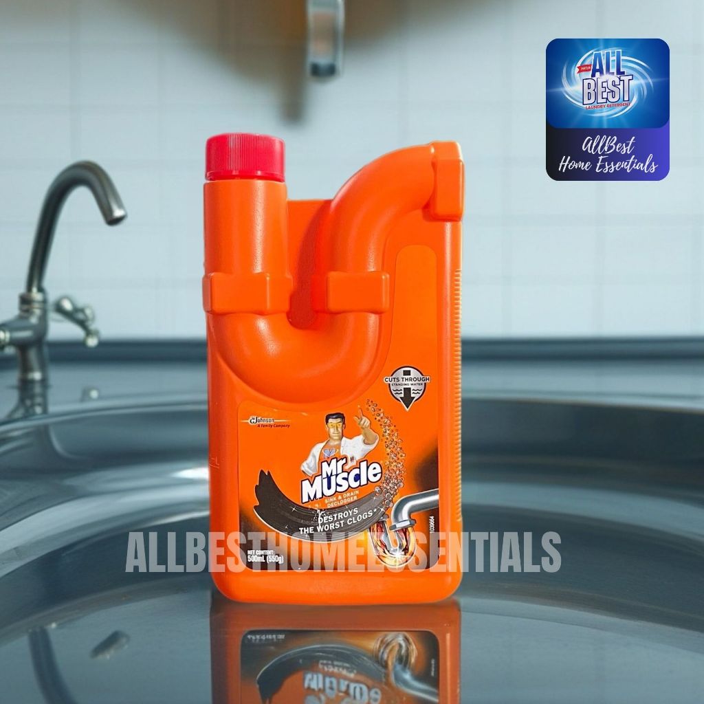 Liquid Drain Declogger 500ml – Sink, Toilet & Floor Drain Cleaner ...