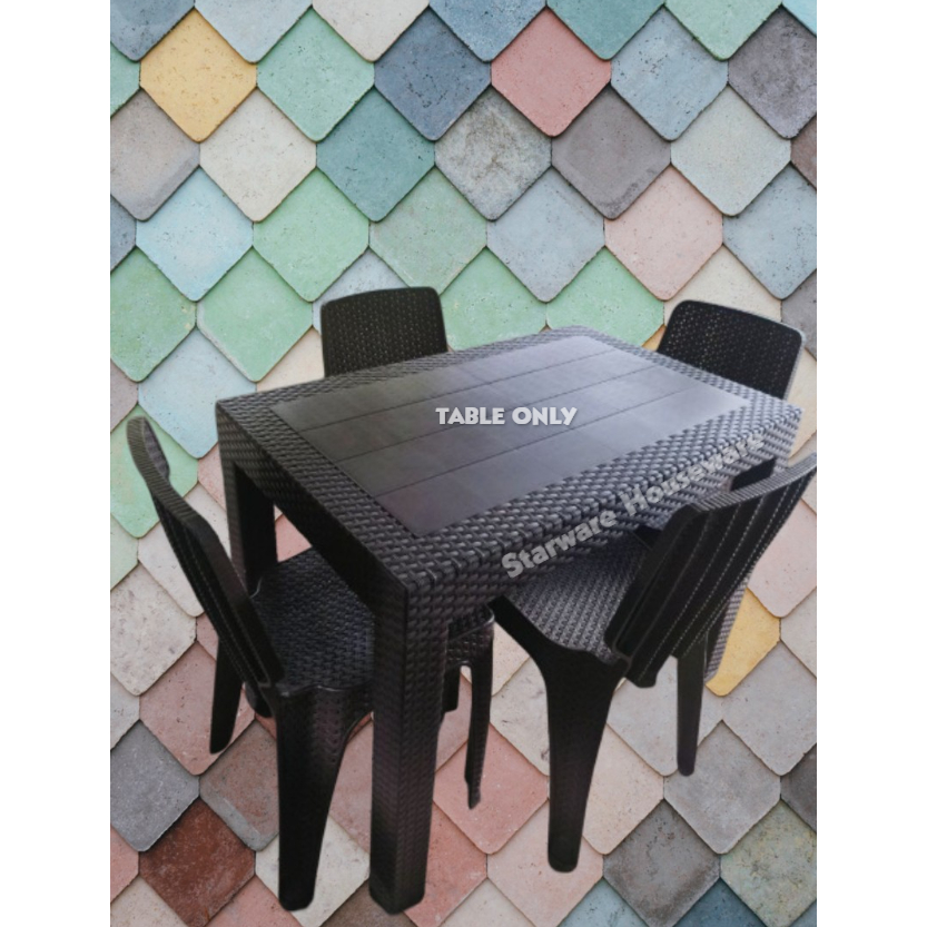 HAWAII RATTAN TABLE/ DINING TABLE/ FUSON 24x38 (4 SEATERS) #2022 ...