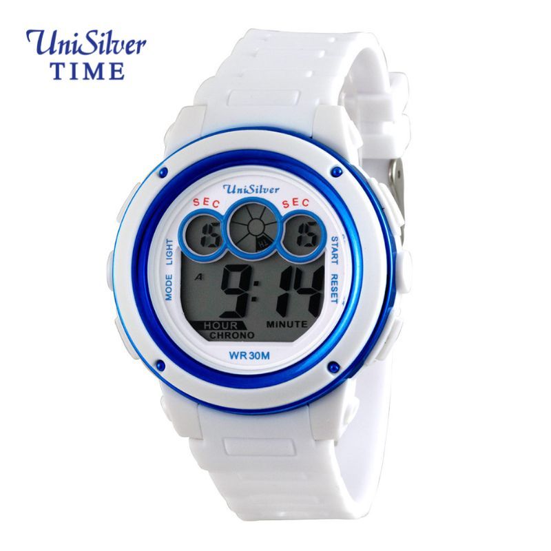 UniSilver TIME Unisex size Digital Rubber watch KW3138-2104 | Shopee ...