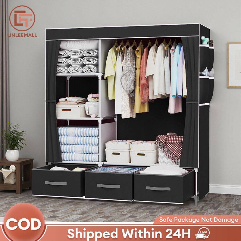 Clothes Wardrobes Zipper Wardrobe Cabinet For Clothes Wardrobe Closet ...