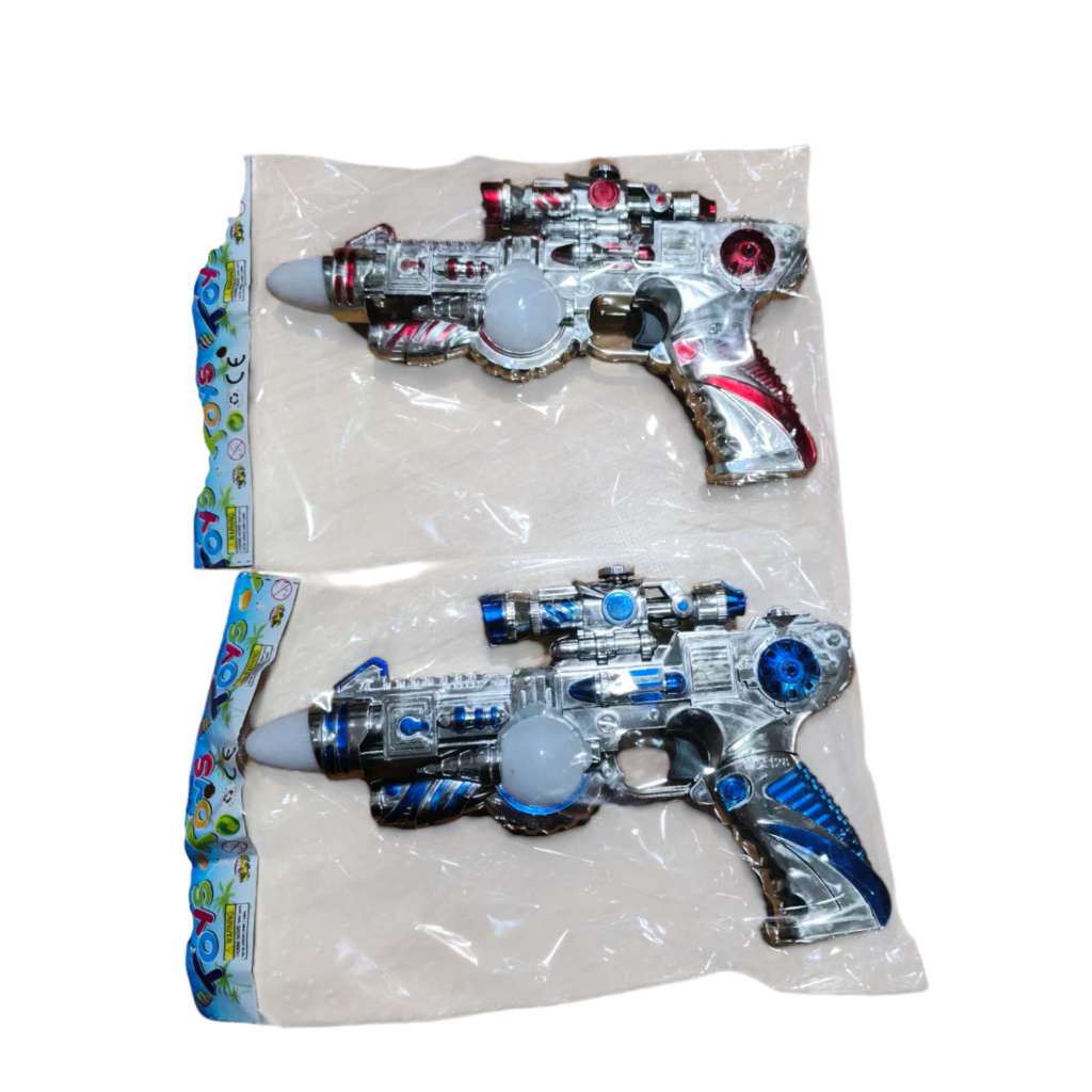 MASAYA100 KIDS / TOYS ELECTROPLATING BLASTER FLASH with LIGHT AND SOUND ...
