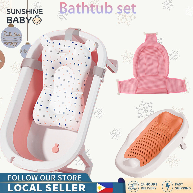 Large Baby Bath Tub For Newborn Foldable Folding Bath Tub 0-6 Years ...