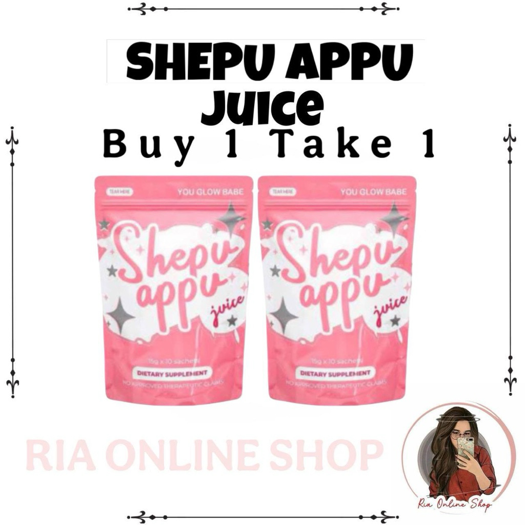 Shepu Appu Juice 15g x 10 Sachets Dietary Supplement You Glow Babe ...