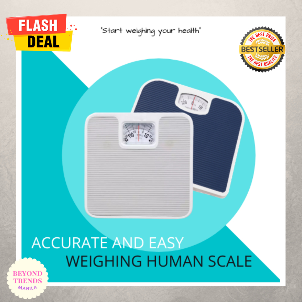 BT - Mechanical Weighing Scale | Accurate Analog Human Scale | Non-Slip ...