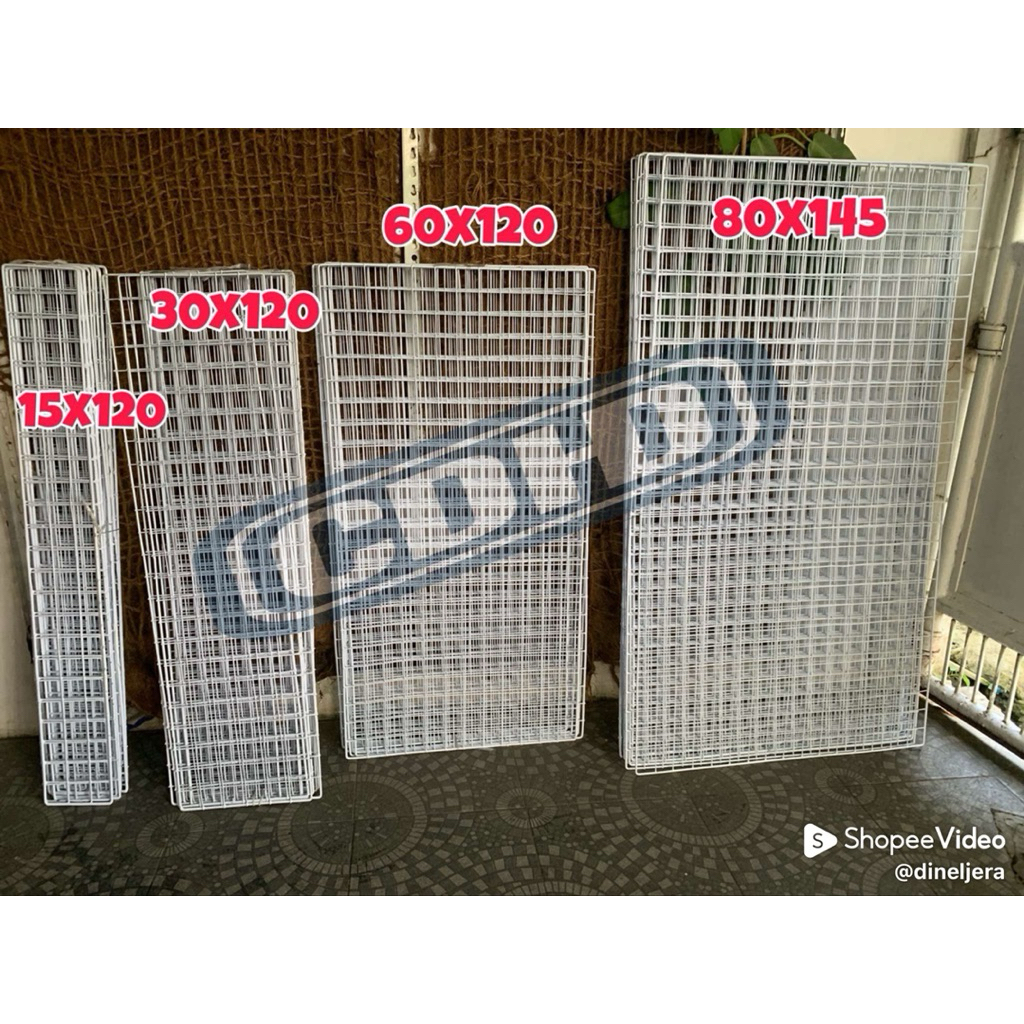 60x120 Steel Matting Vertical Garden Mesh Wire Steel Thick White Steel ...