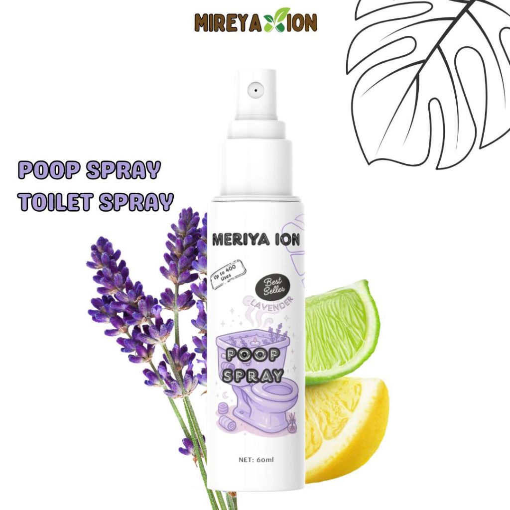 Poop Spray Toilet Odor Deodorizer Air Freshener Essential Oil Formula ...