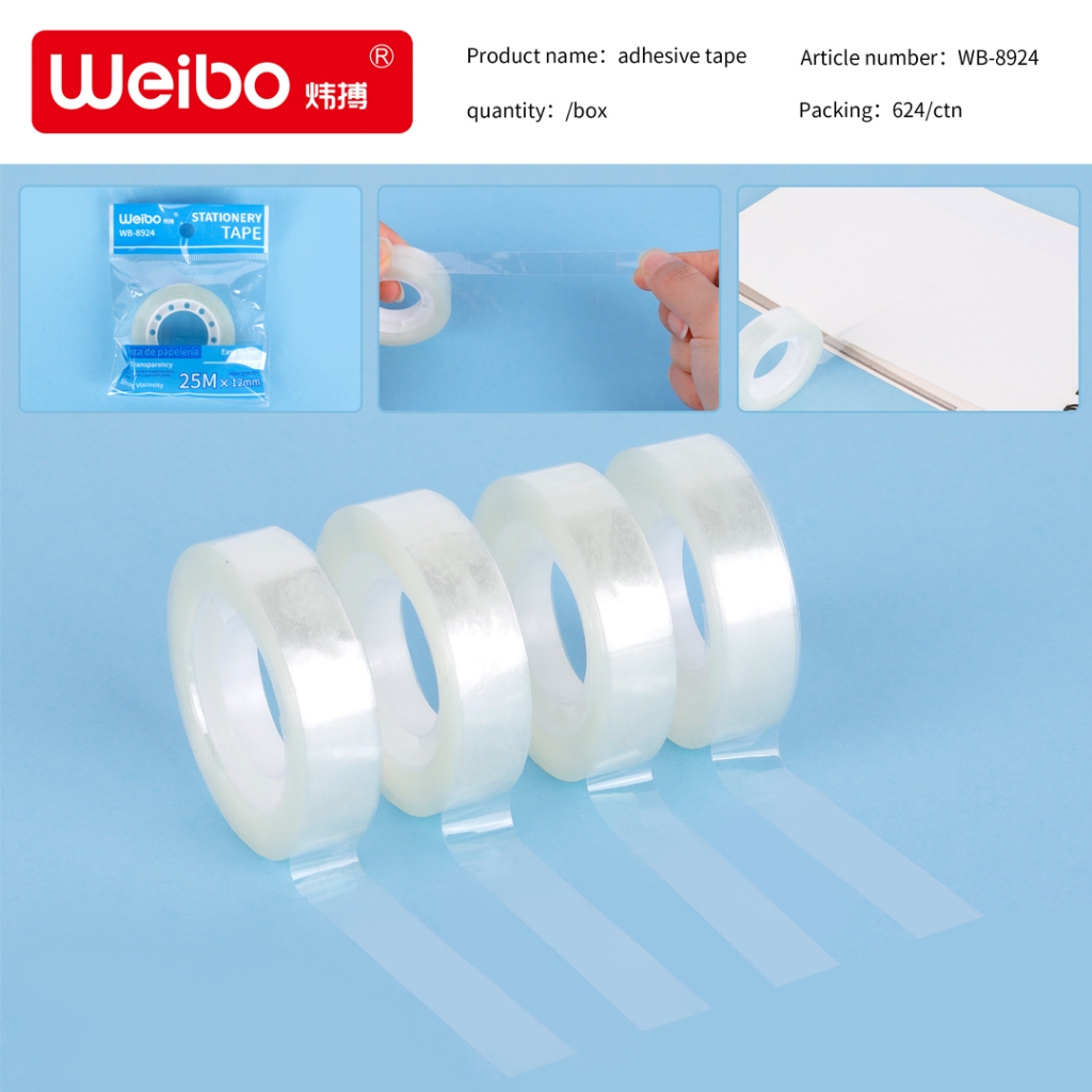 WISDOM SMALL/SCOTCH TAPE 1.2CM/1.8CM/2.4CM 1PCS STATIONERY TAPE SMALL ...