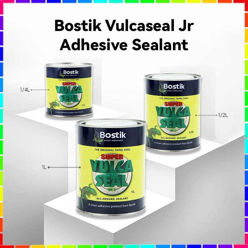 (Fast Delivery)Bostik Vulcaseal Jr Adhesive Sealant 1/4 L to 1 L Multi ...
