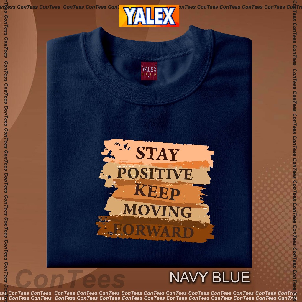 STAY POSITIVE KEEP MOVING FORWARD Aesthetic Minimalist Unisex Statement ...