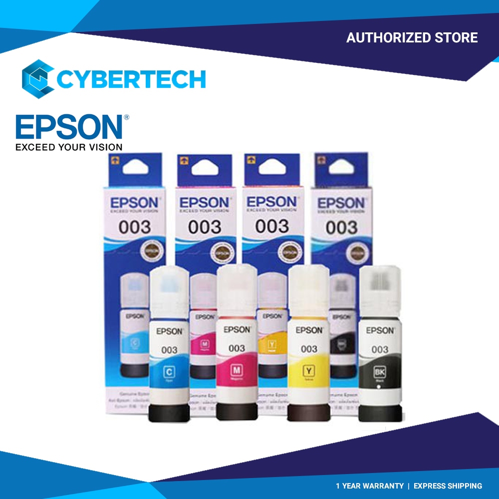 EPSON 003 Ink Bottle 65ml (for L1210,L1250,L3210,L3216,L3250,L3256 ...