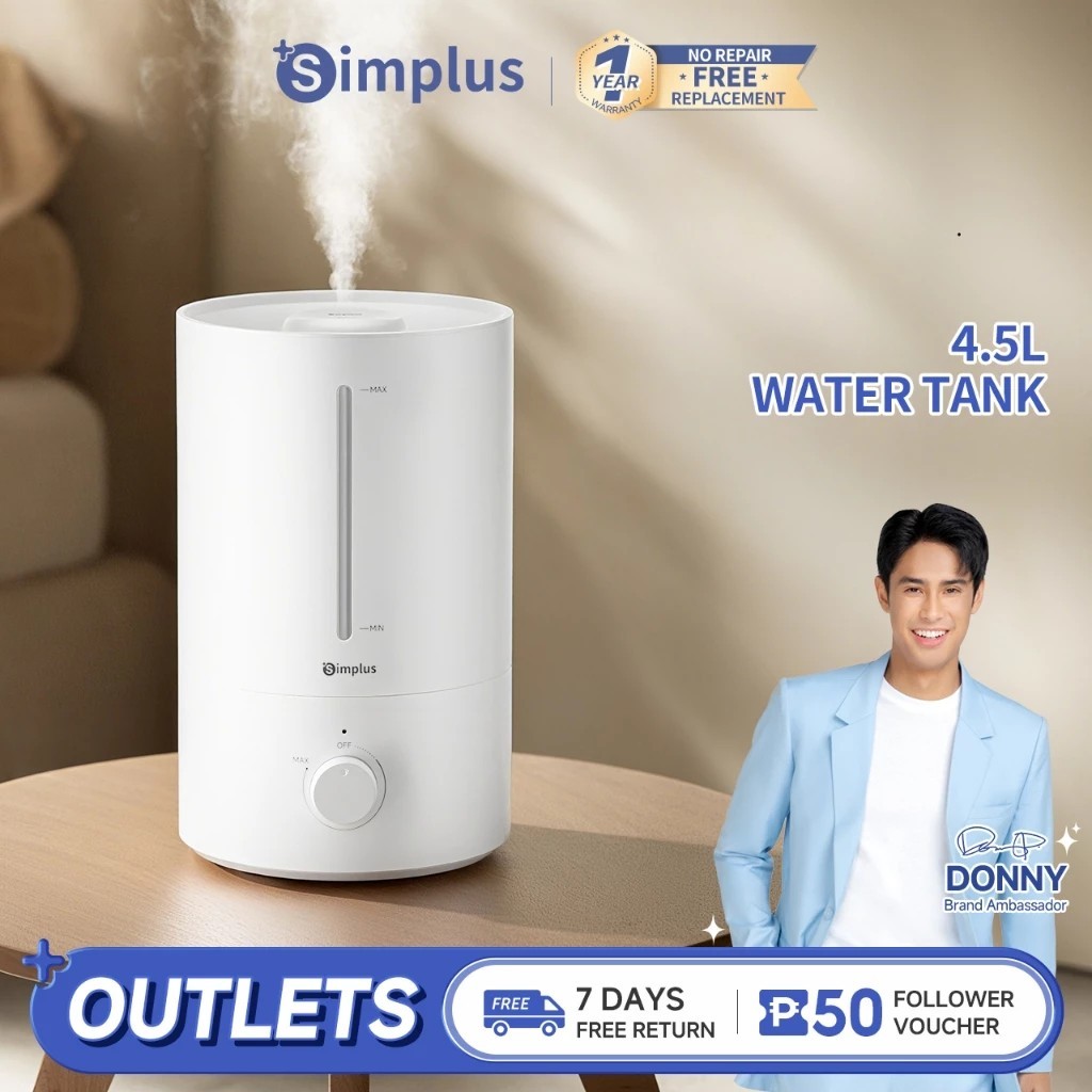 Simplus 2L Ultrasonic Humidifier for Bedroom Large Room for Beauty and ...