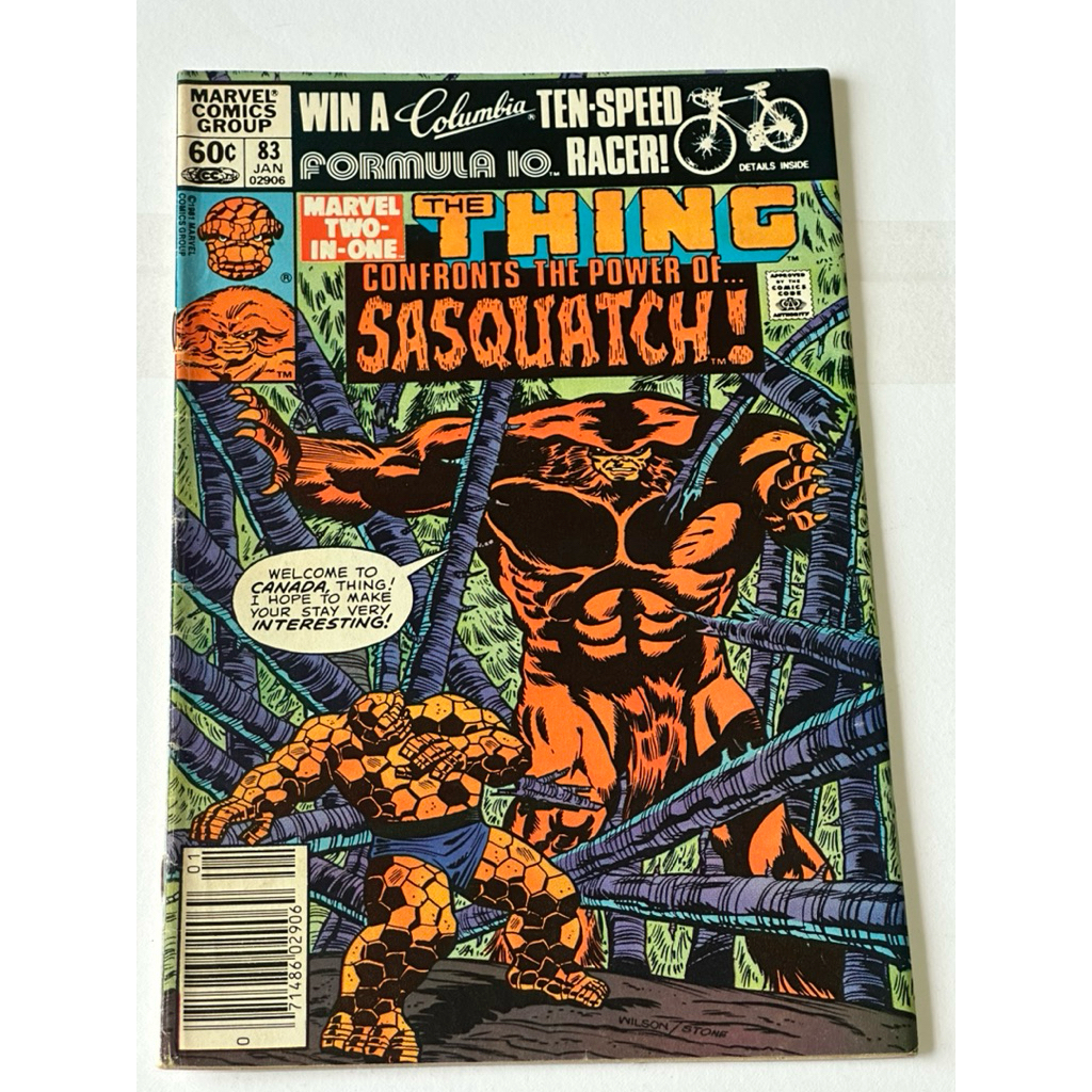 Marvel Two-in-One #83 Thing & Sasquatch Marvel Comics | Shopee Philippines