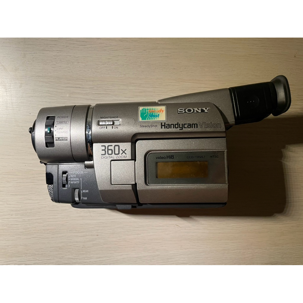 Sony Handycam CCD-TRV67 8mm Hi8 Analog Camcorder (360x Digital Zoom ...
